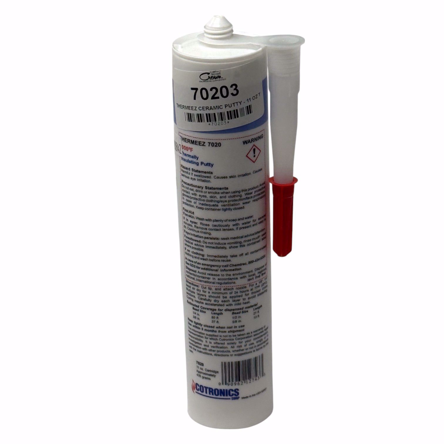 Patriot Supply. 70203 CROWN THERMEEZ PUTTY 11 OZ TUBE